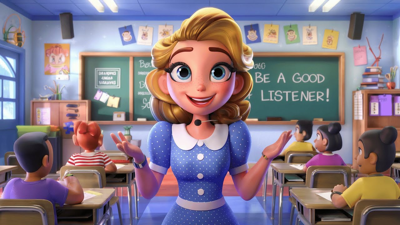 🎶 Be a Good Listener! 👂 | A Fun Song About Listening & Paying Attention ...