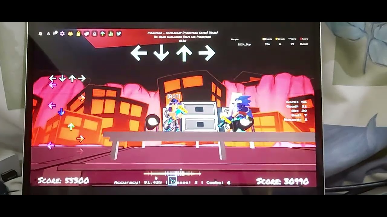 Super Maximum Sonic Speed! (Roblox: Funky Friday: Accelerant But Sonic Sings It) - YouTube