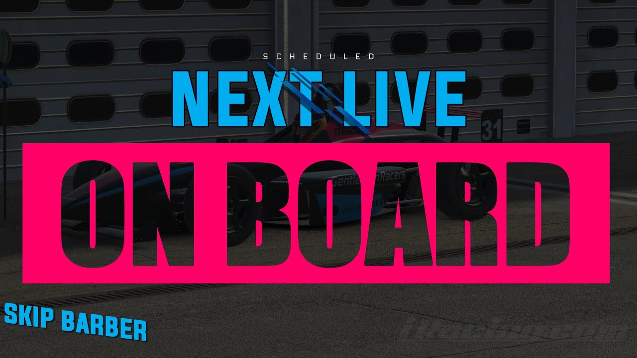 iRacing - SkipBarber - Charlotte - Valve Index VR | SFX-100 - YouTube