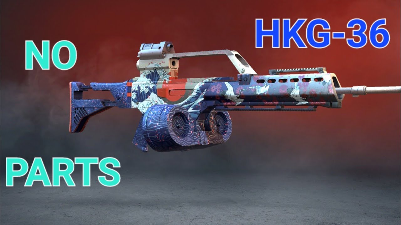 Modern ops/ NO PARTS HKG-36 machine gun gameplay - YouTube