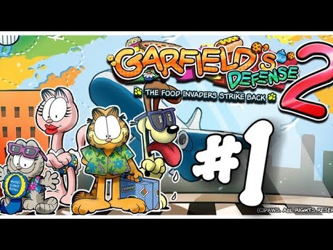 Garfield Defense 2 #1 defendendo o hamburgão das almôndegas boladas ...