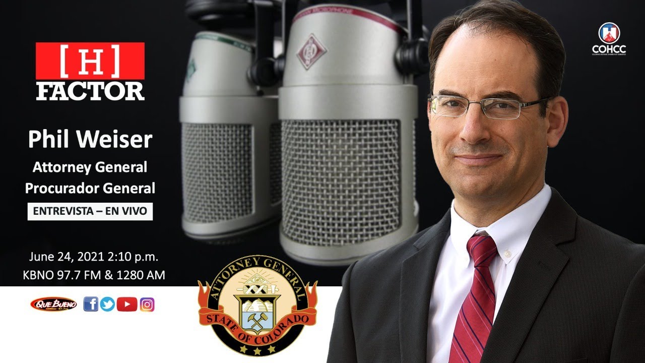Entrevista: Phil Weiser | Colorado Attorney General | Procurador ...