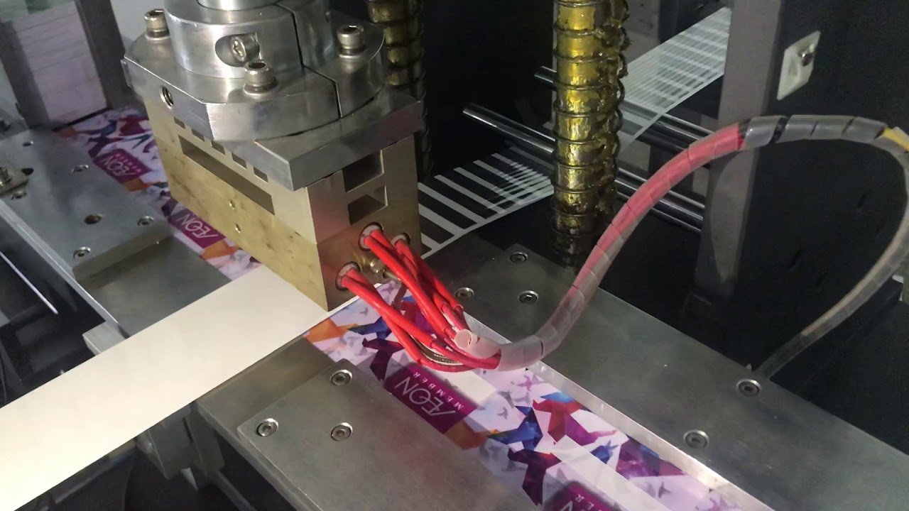 SMHSM-1 automatic signature stamping machine - YouTube