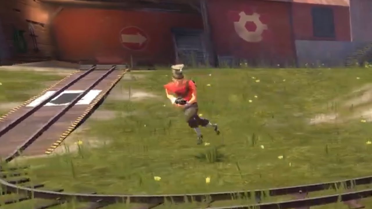 [TF2] Scout misses all his shots at close range then dies - YouTube