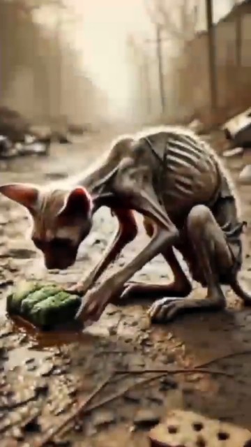 A Hungry weak Cat's Struggle for Food | Heartfelt Short Story #catlover ...