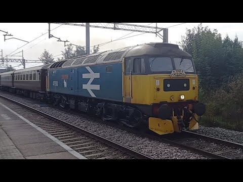 Afternoon Freights + Railtours @ Crewe, Acton Bridge ft 47s, 56 RHTT ...