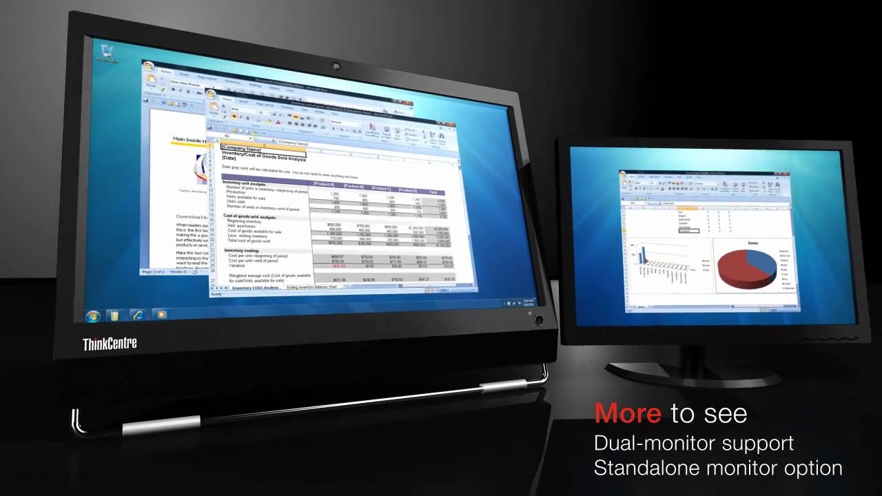 Lenovo ThinkCentre M90z (all-in-one PC) - YouTube