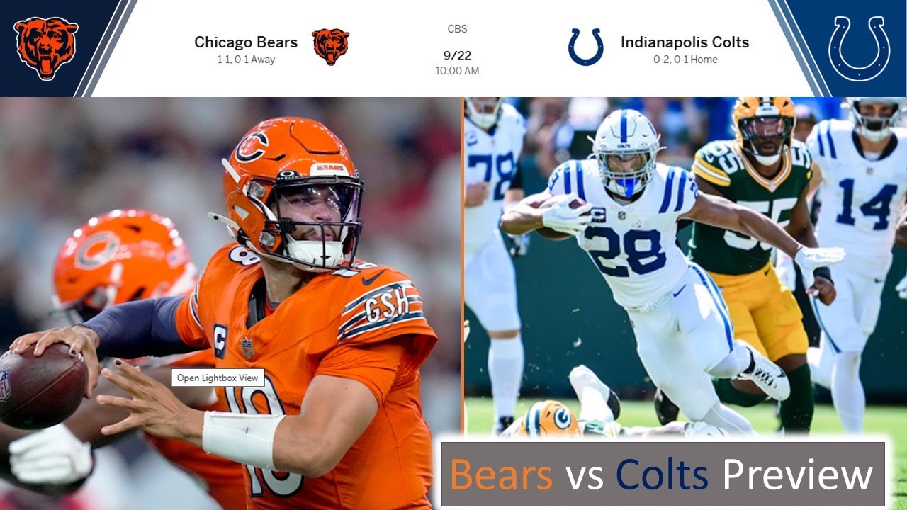 Chicago Bears @ Indianapolis Colts Preview - YouTube