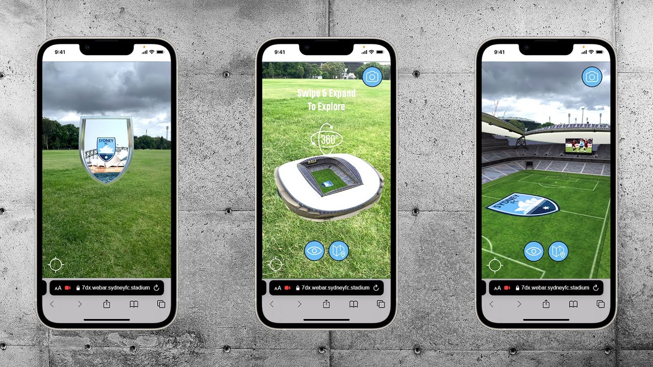 Sydney FC's Augmented Reality Football Stadium Experience [WebAR] - YouTube