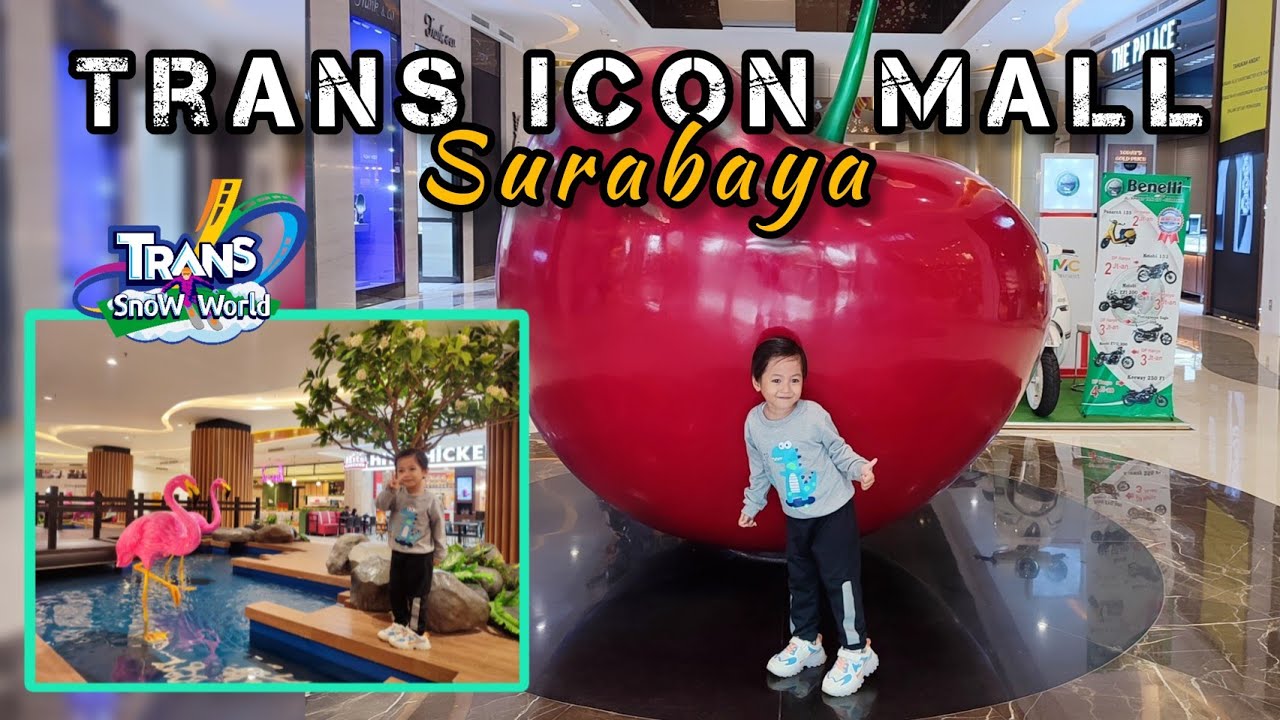 Trans Icon Mall Surabaya Weekend Ramai Pengunjung‼️Ada Trans Snow World ...