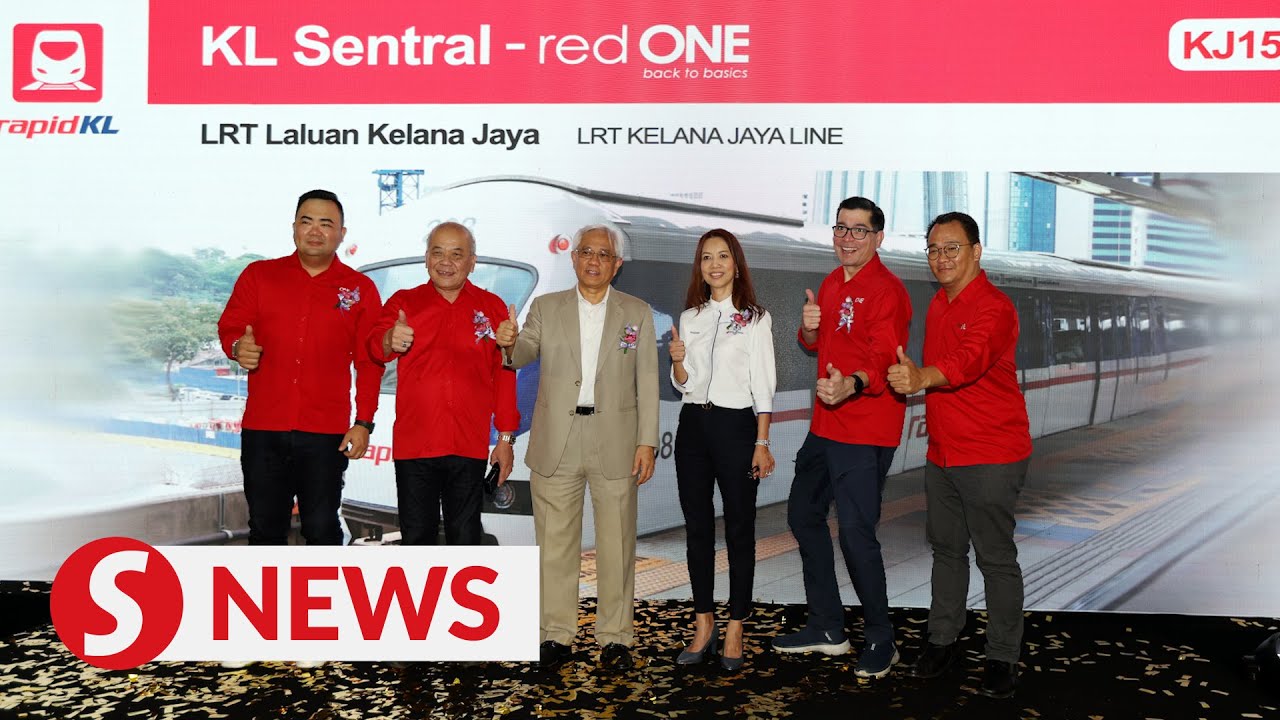KL Sentral LRT station renamed KL Sentral redONE - YouTube