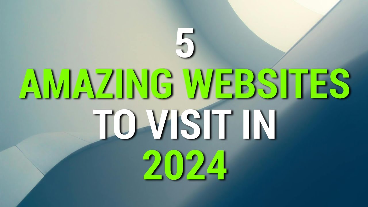 5 Amazing Websites You Should Know in 2024! | Part 5 - YouTube