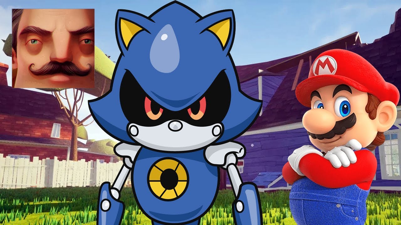 Hello Neighbor - My New Neighbor Big Sonic Metal the Hedgehog History ...