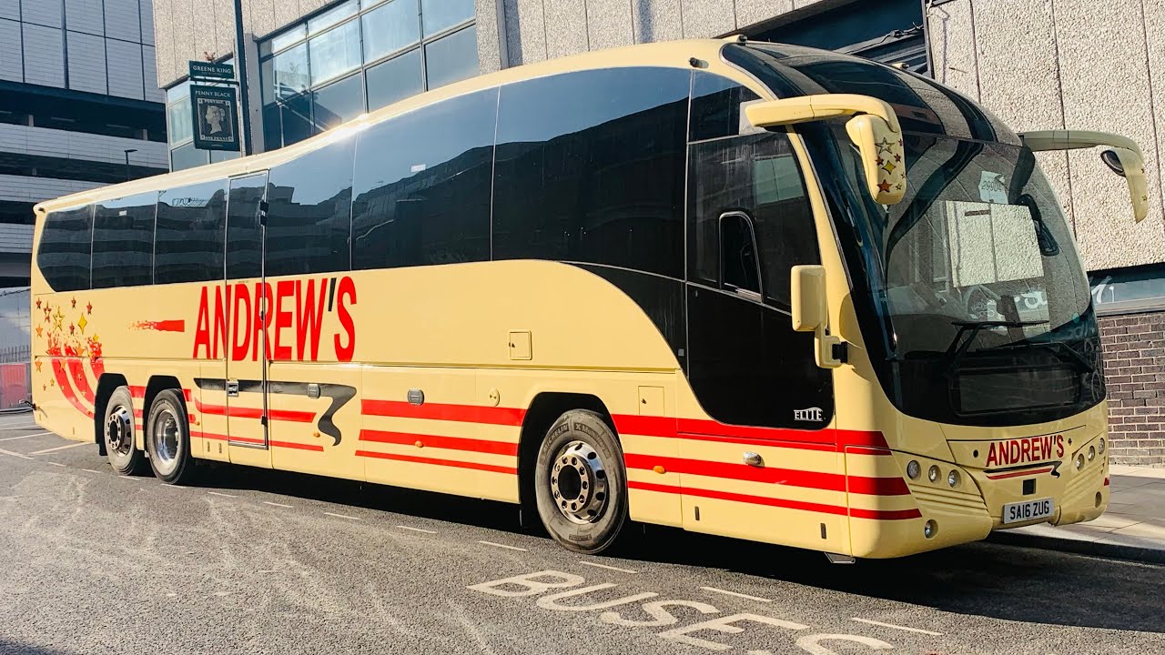 Andrews Coach SA16ZUG On Rail Replacement From Sheffield To Bamford ...