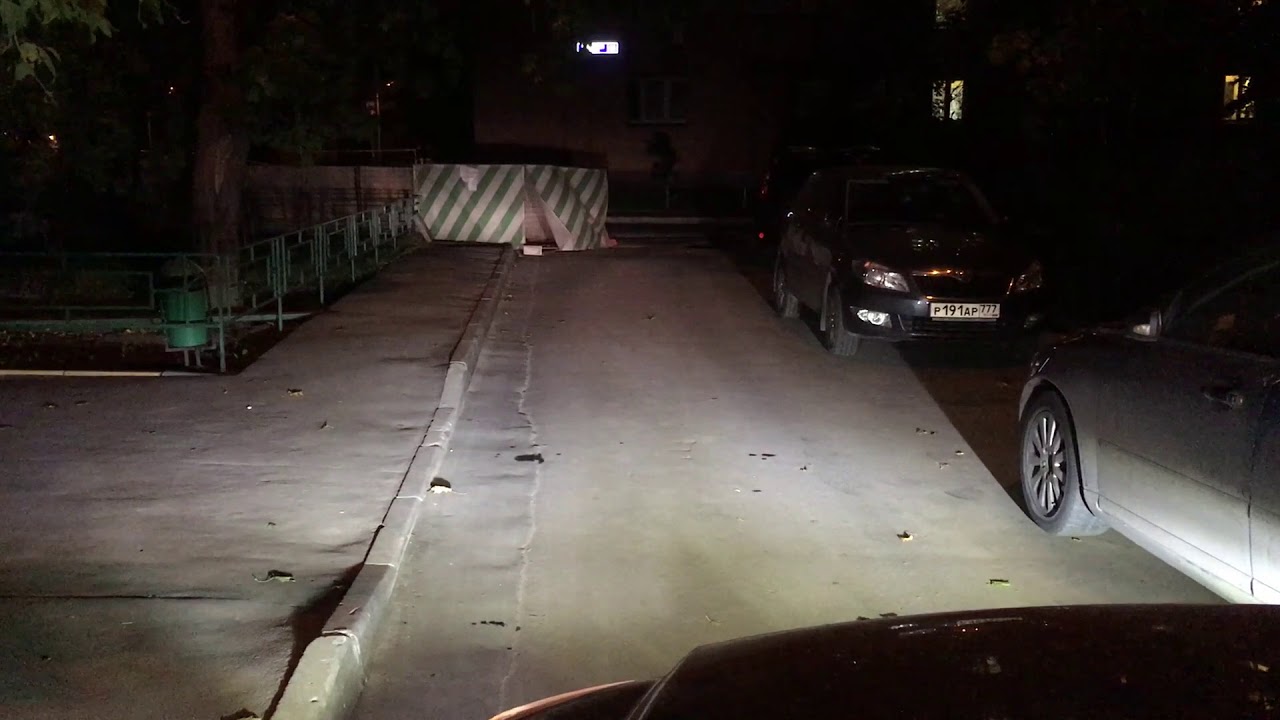 LED лампы TCX в противотуманках Kia Sportage 2 - YouTube