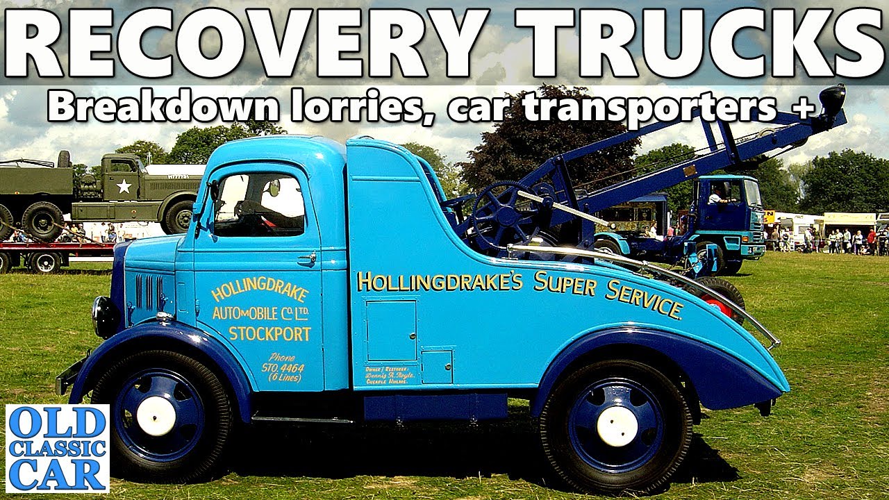 Classic recovery trucks, breakdown wagons, car transporters ...