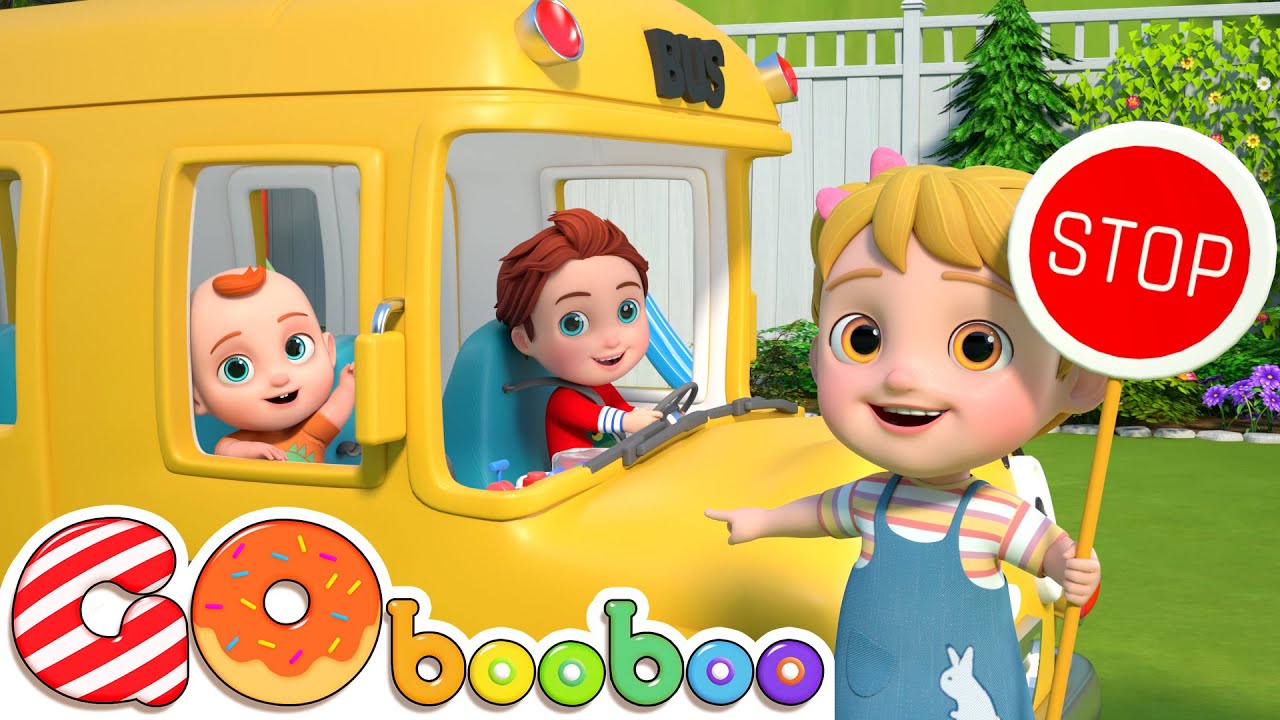 Wheels on the Bus (Garden Version) | GoBooBoo Nursery Rhymes & Kids ...