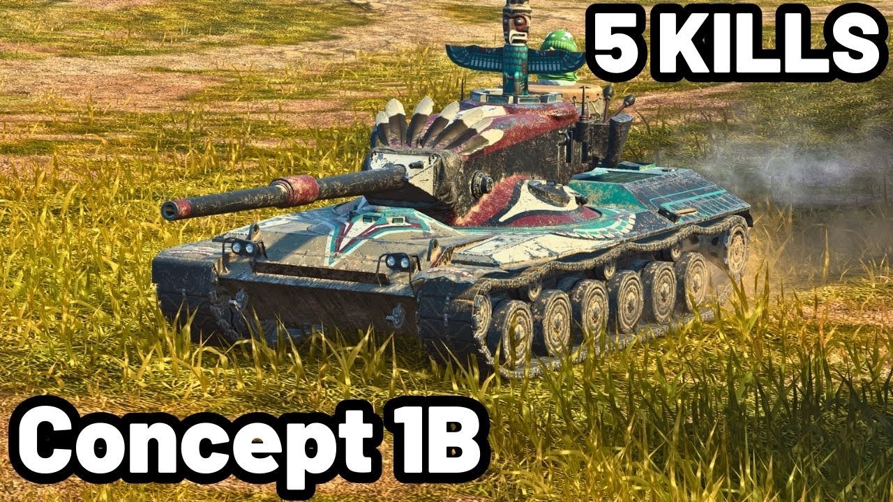 Concept 1B | 8.2K DAMAGE | 5 KILLS | WOT Blitz Pro Replays - YouTube