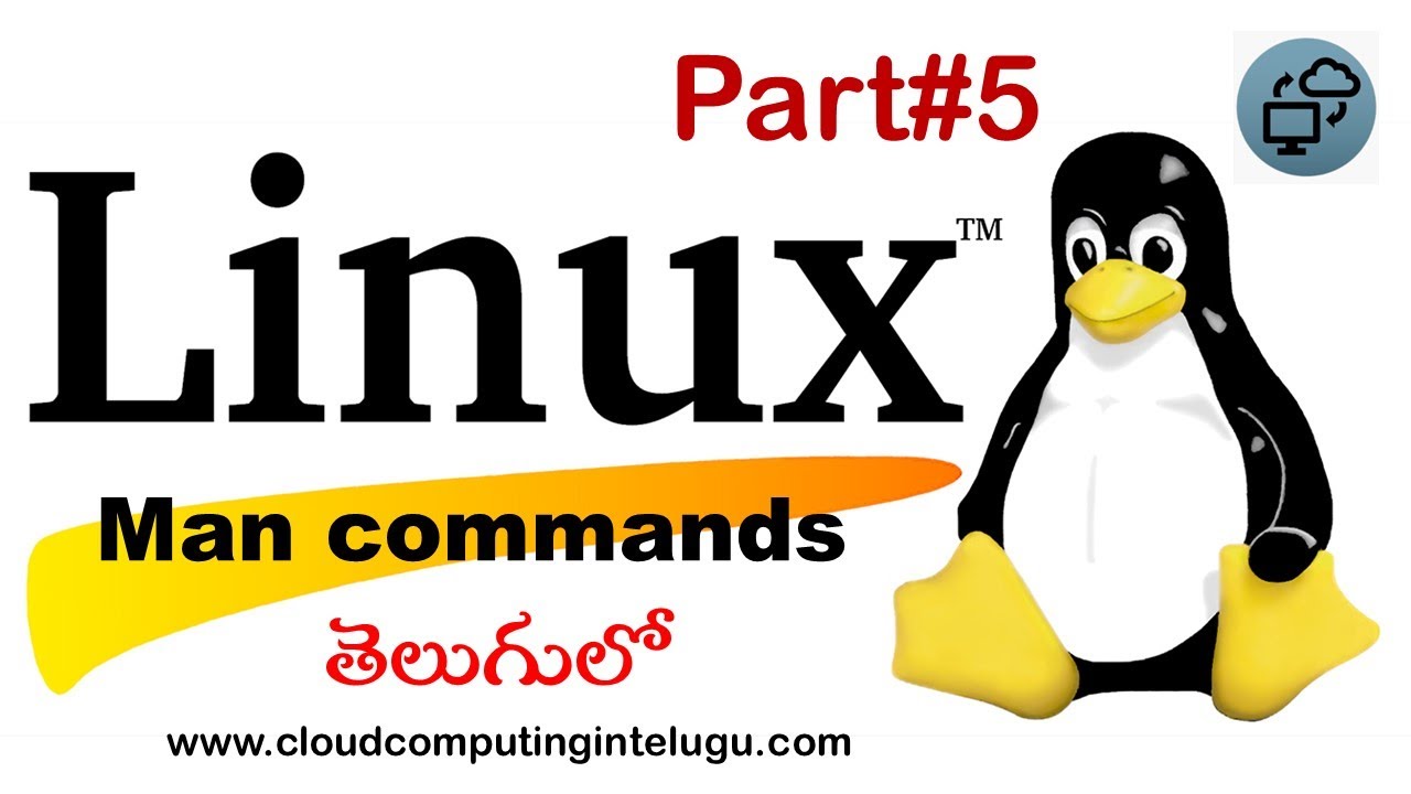 Linux In Telugu Part5 Man Commands In Linux Cloud Computing In Telugu Aws Youtube 5160