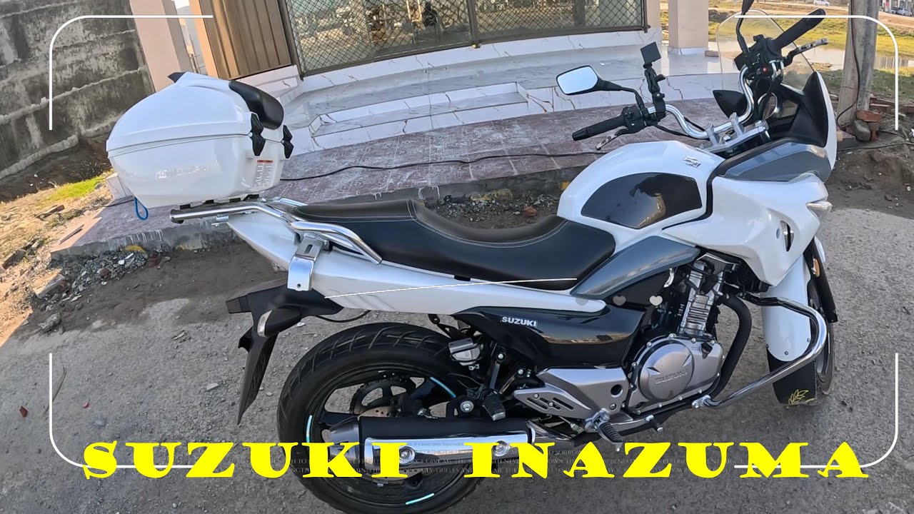 my new bike suzuki inazuma Now we will explore the whole of Pakistan on ...