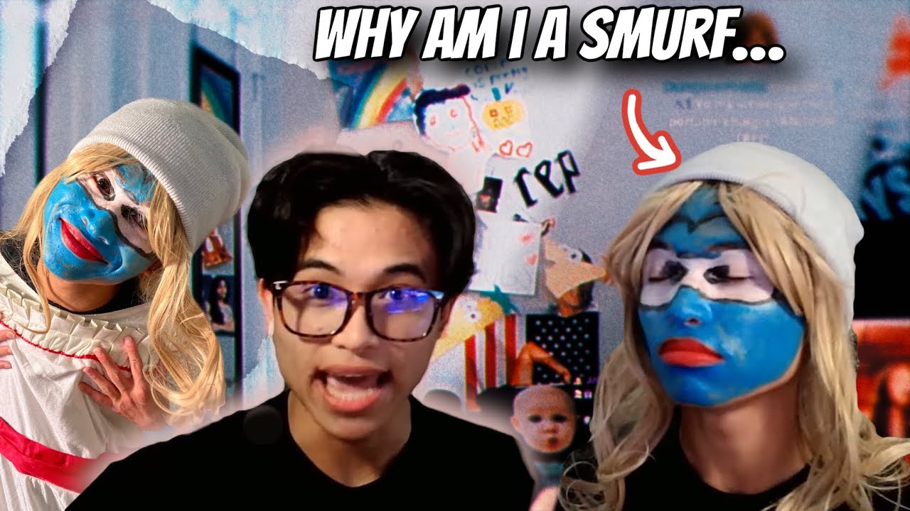 the most CURSED makeup look i have EVER DONE. - YouTube