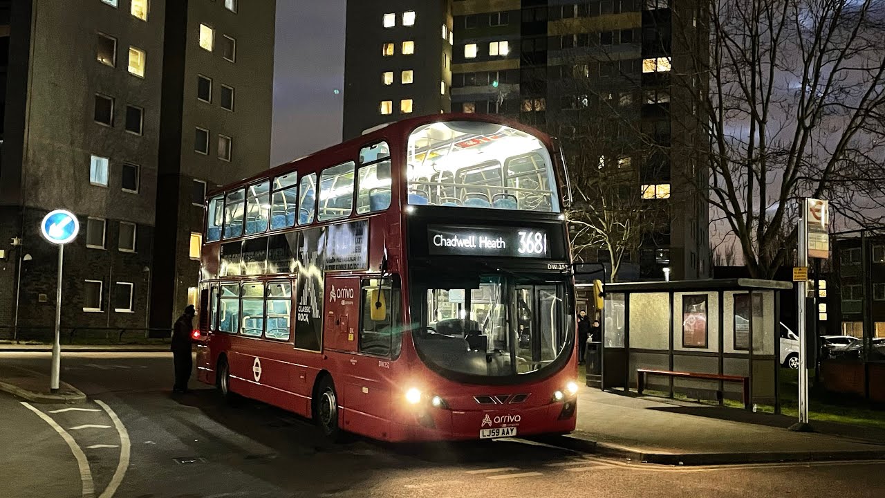 Full Route Visual~368: Barking, Harts Lane - Chadwell Heath | DW252 ...