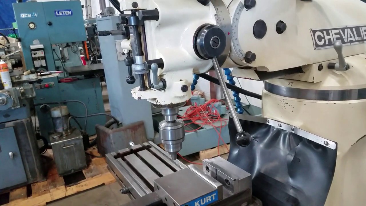 Chevalier Vertical Mill FM-3FS - YouTube