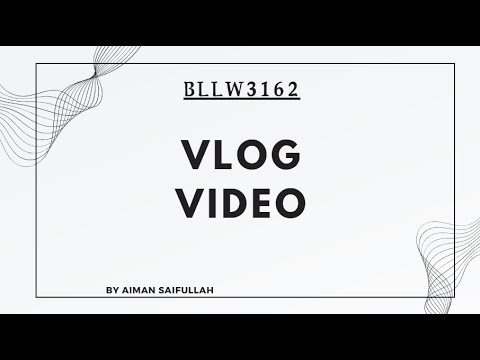 Assignment 2 task 1 "Vlog Video" - YouTube