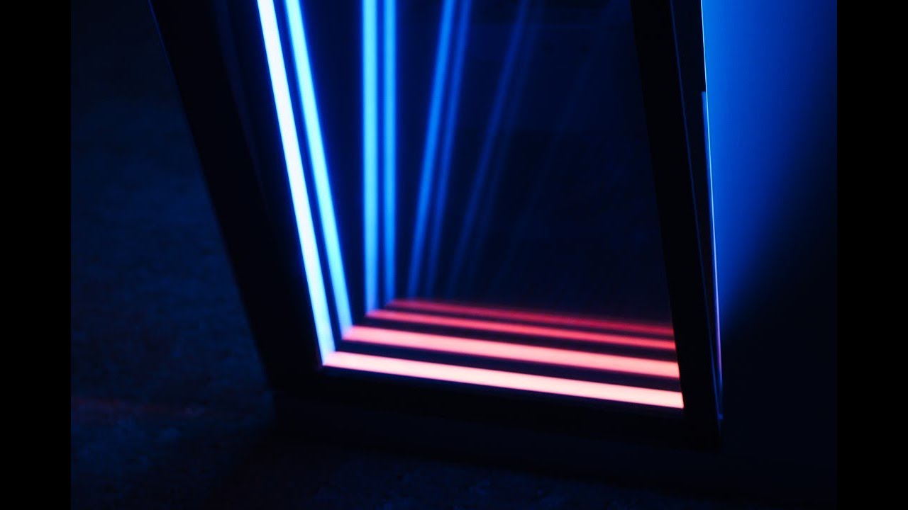 Neon Infinity Mirror PC Mod - Lian Li O11 - YouTube