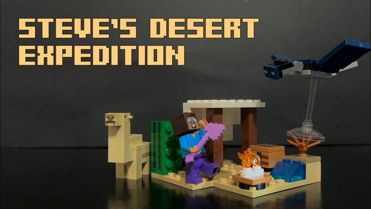 LEGO Minecraft 21251 Steve’s Desert Expedition | Unboxing/Review - YouTube