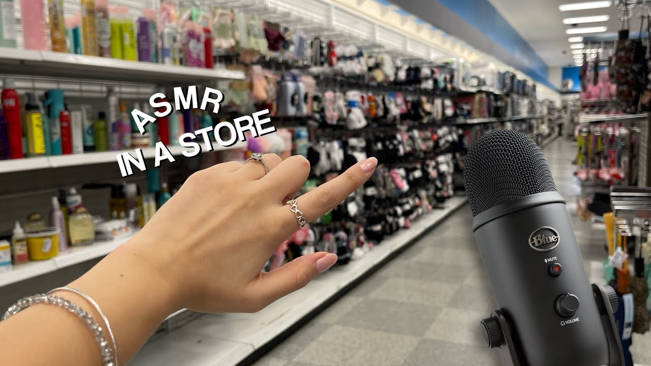 ASMR 🎙️in Different Stores | Fast tapping, Mouth Sounds & More! - YouTube