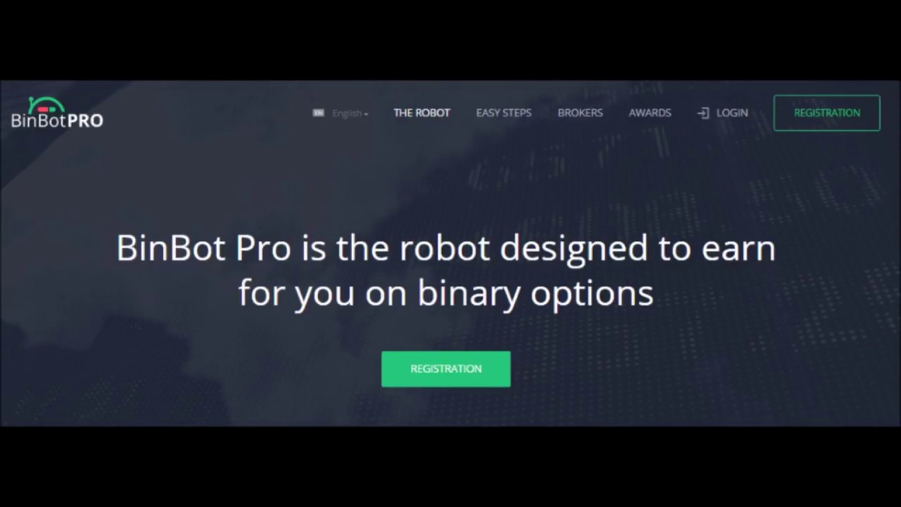BinBot Pro - The Robot designed to earn on binary options - YouTube