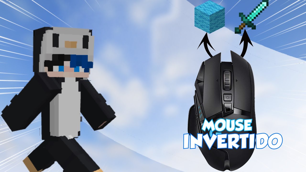 JUGUE BEDWARS PERO CON EL MOUSE INVERTIDO (bedwars) - YouTube