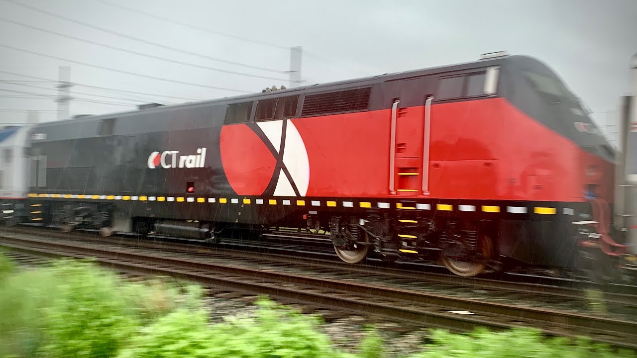 CT Rail P40DC #6708 Trails on Amtrak 48! - YouTube