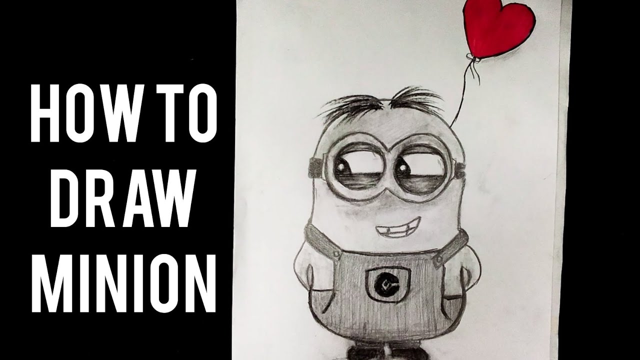 Minion Heart Drawing