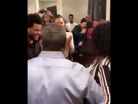 Bella Hadid celebrating The Weeknd’s Mother’s Birthday - YouTube