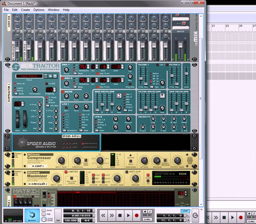 Matrix Track Building in Reason 4 & 5 (Part 1) - YouTube