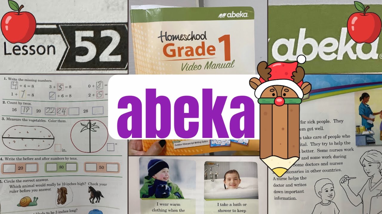 🍎 Abeka Christian Academy 1st Grade Lesson 52 - YouTube