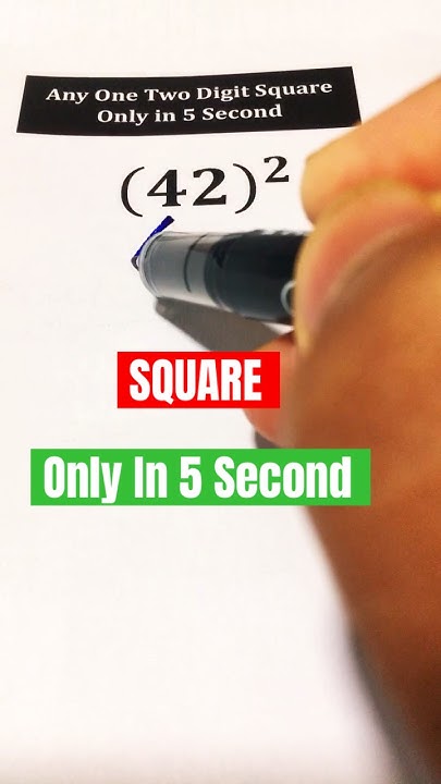 Square Trick || Simplification Tricks || Mathematics #maths #shortvideo - YouTube