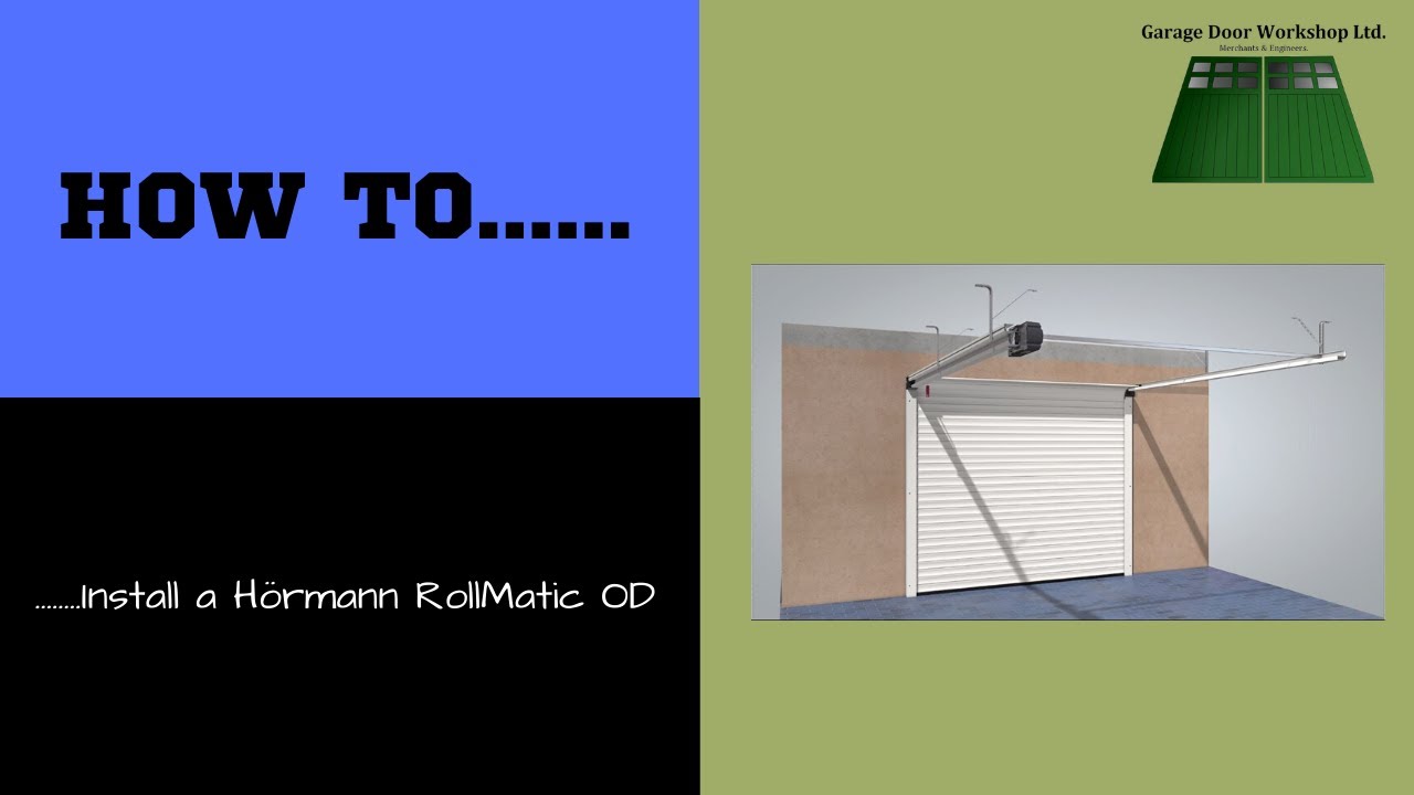 Hörmann RollMatic OD Install - YouTube