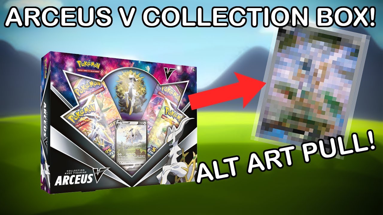 Arceus V collection boxes! (AMAZING PULLS) - YouTube