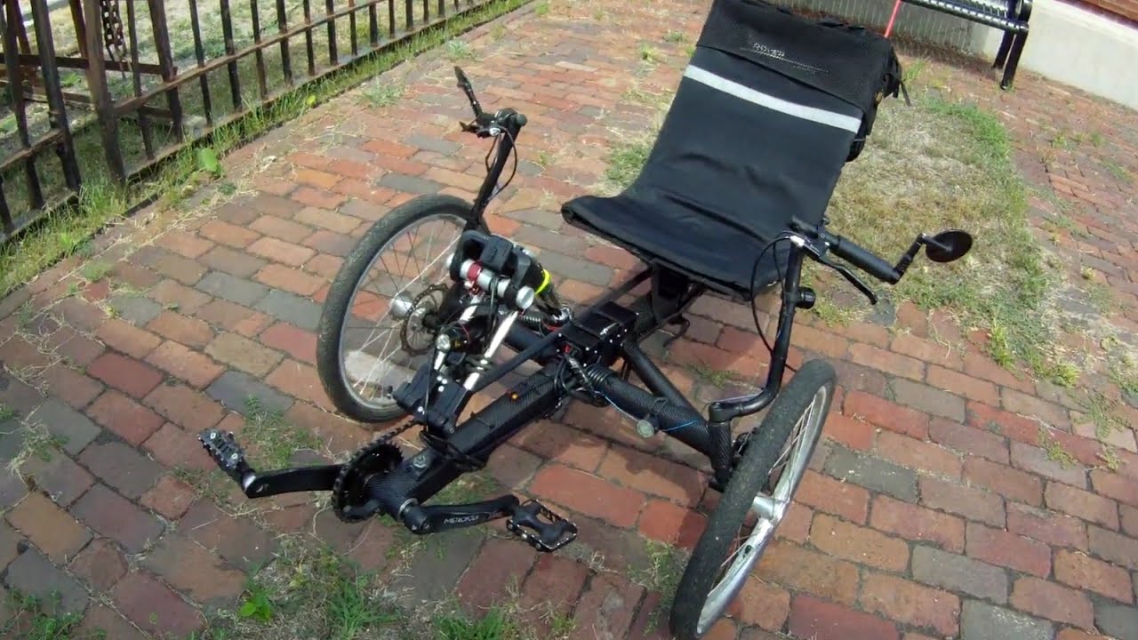 terratrike Rover with ebikeling motor . fun machine - YouTube