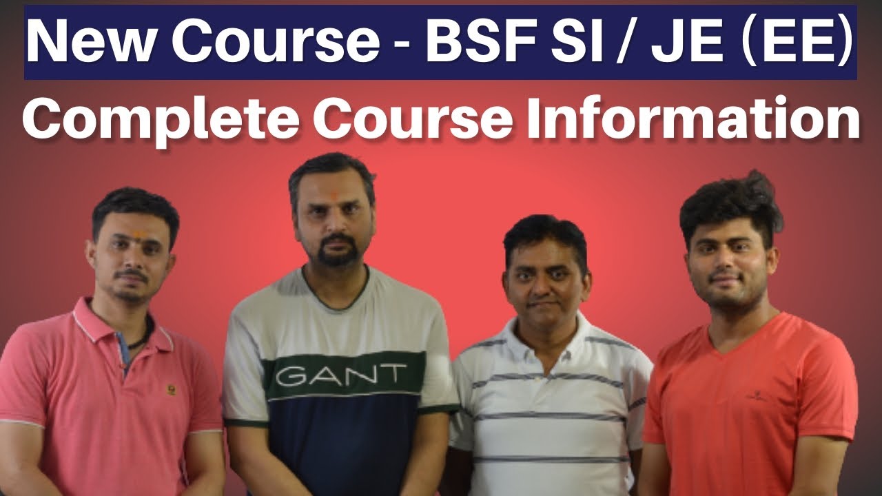 BSF Online classes detail | New Vacancy | Online Classes | Vedashree ...