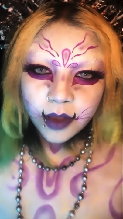American Horror Show Makeup Makeupartist Makeupshorts Transition Makeupart Trending Youtube