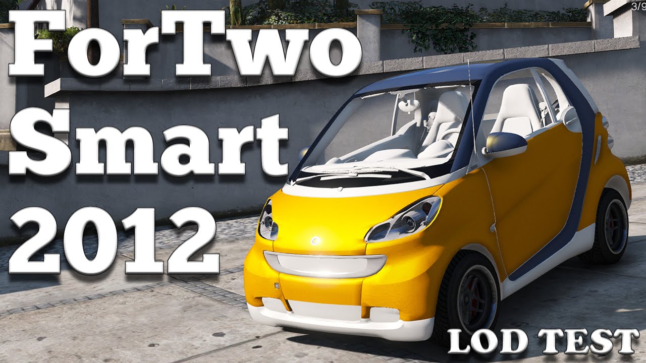 GTA V PC Mods - 2012 Smart ForTwo [DOWNLOAD] - YouTube