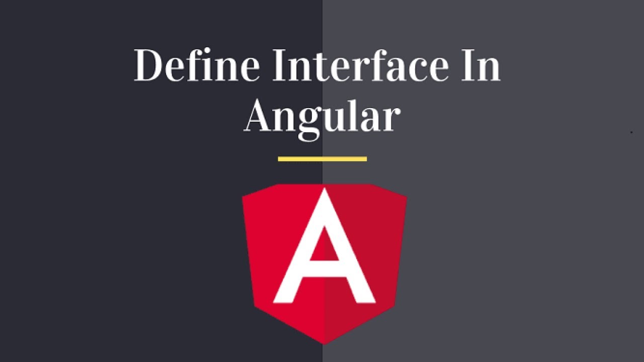 Angular Tutorial How To Add An Interface Youtube