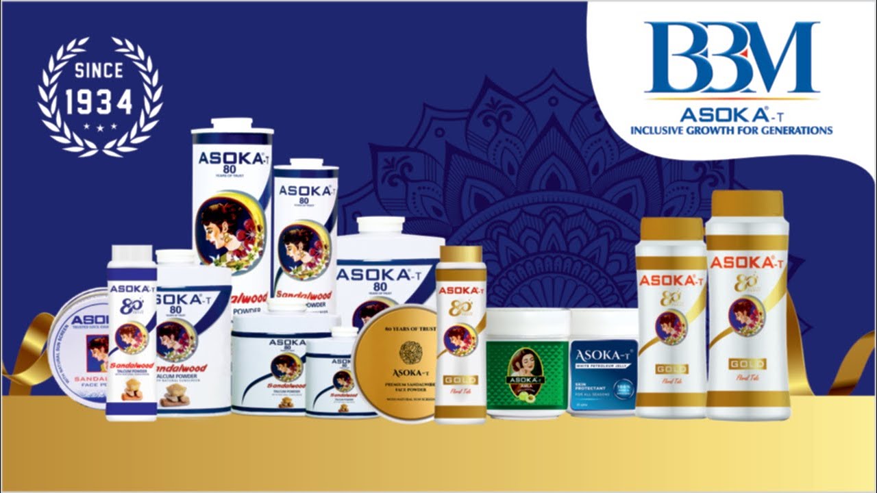 Asoka -T Sandal Talcum Powder & Gold Floral Talc With Silver Coin Offer ...