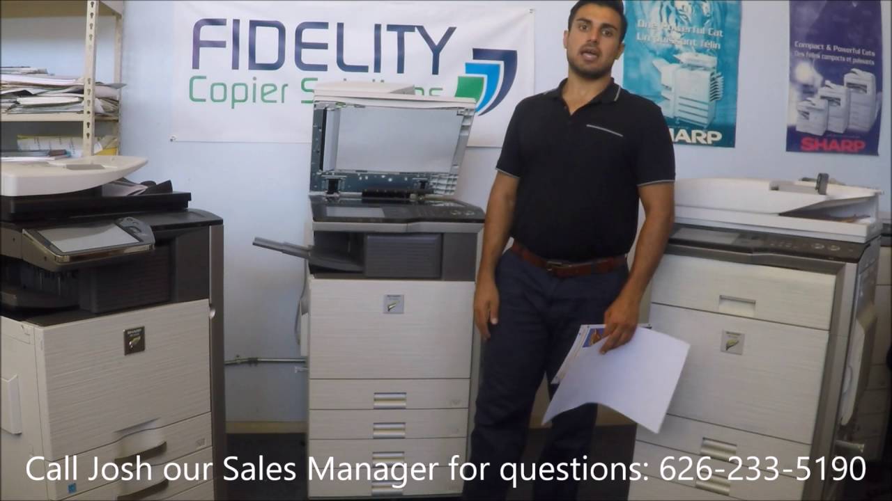 Sharp MX-2600N - Fidelity Copier Solutions - Copier rental, Service and ...