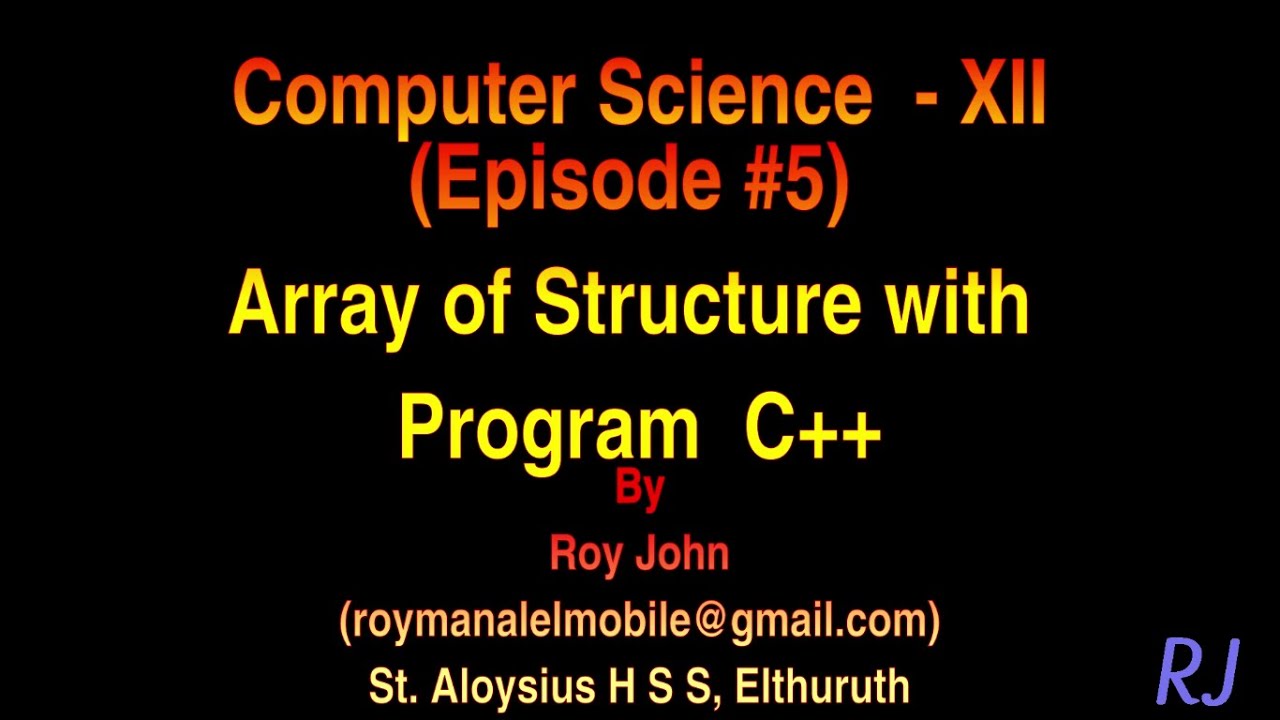 Part 5 Online Class Plus2 Computer Science Chapter 1 Structure Youtube 6050