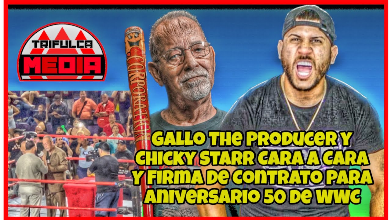 Gallo The Producer, Chicky Starr Cara A Cara Y Firma De Contrato Para ...